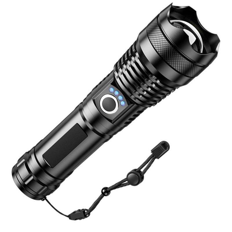 Ultra Powerful Rechargeable Flashlight LED High Power Flashlights Long ...
