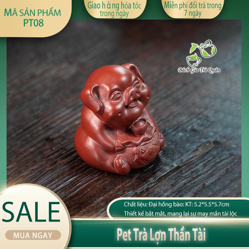 [Siêu Sale] Pet trà Lợn thần tài - đại hồng bào - kt: 5.2*5.5*5.7cm - TikTok Shop Vietnam