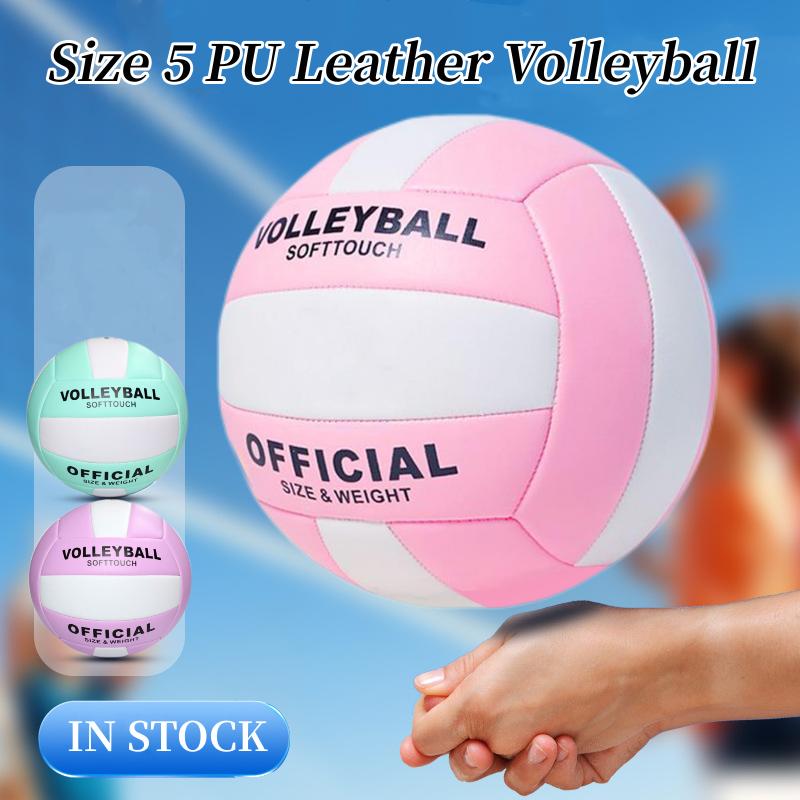 Volleyball Size 5 PU Leather Soft Indoor Outdoor Volleyballs - TikTok ...