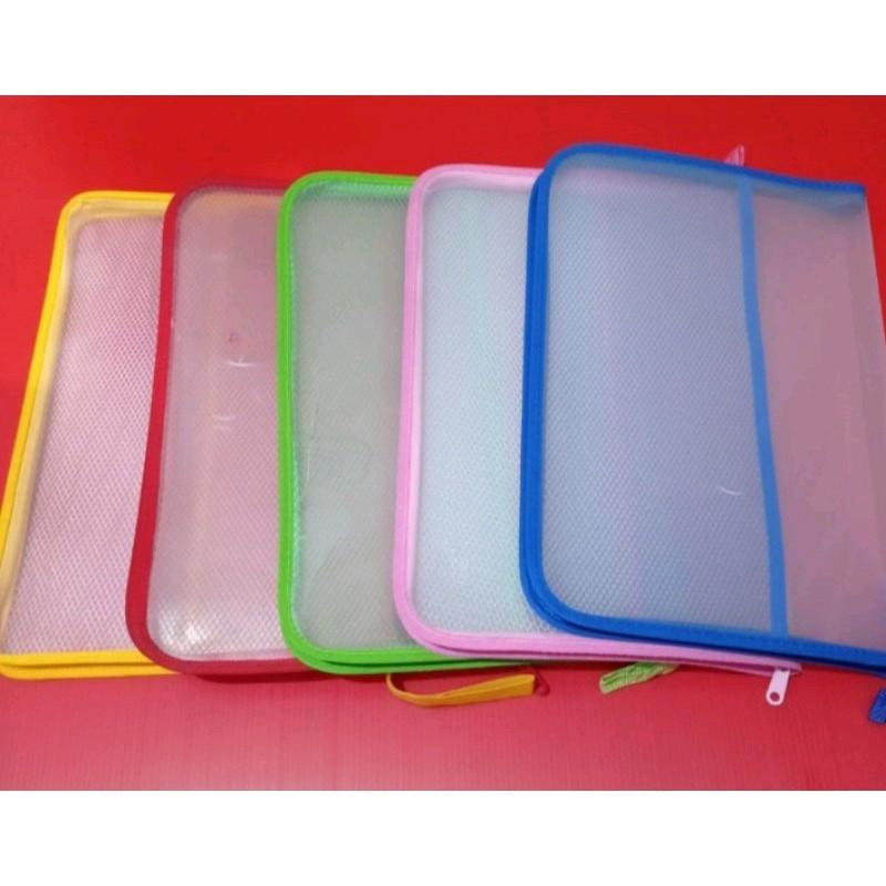 1PCS MAP ZIPPER MAP RESLETING TRANSPARAN BANYAK WARNA - Shop | Tokopedia