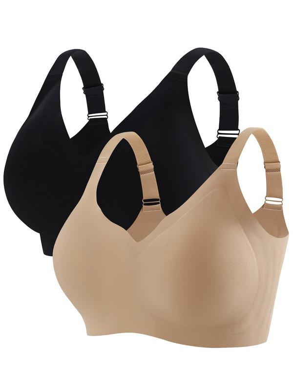 【Plus Size】solid Wireless Push Up Bra, Comfortable Breathabl - TikTok ...
