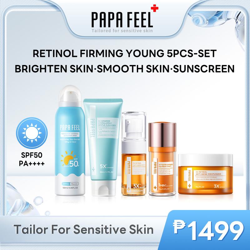 【Live!】PAPA FEEL [Retinol Firming 5-Pcs Set] 3X Retinol Seru - TikTok ...