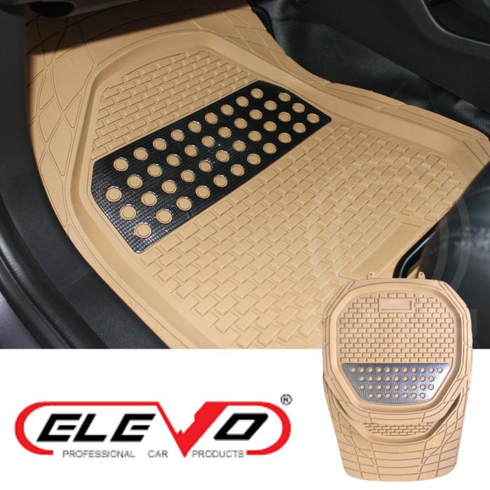 Jual KARPET KARET + REFLEKTOR 5 PCS UNIVERSAL KARPET MOBIL ELEVO CAR ...