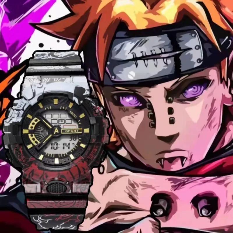 Jam Tangan Elektronik Kartun Anime, Naruto Sasuke Uchiha Itachi ...
