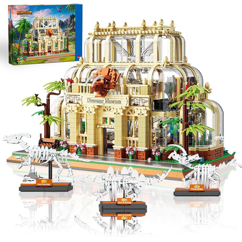 2788PCS Dinosaur Museum Building Blocks Park Dinosaurs World Street ...