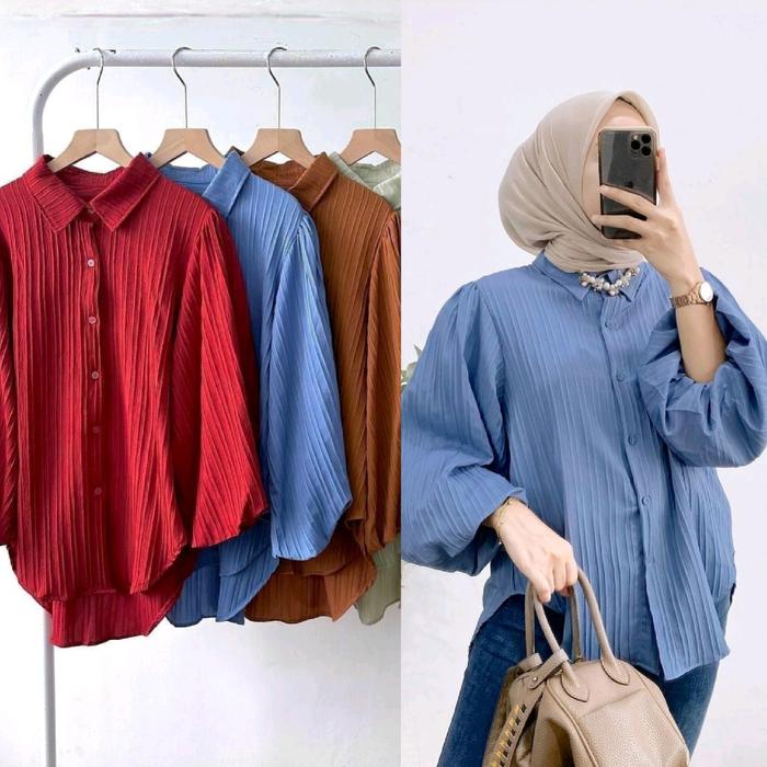 Promo BETA PUFFY BLOUSE BABYCRUSH - hitam, sesuai deskripsi - Kab ...