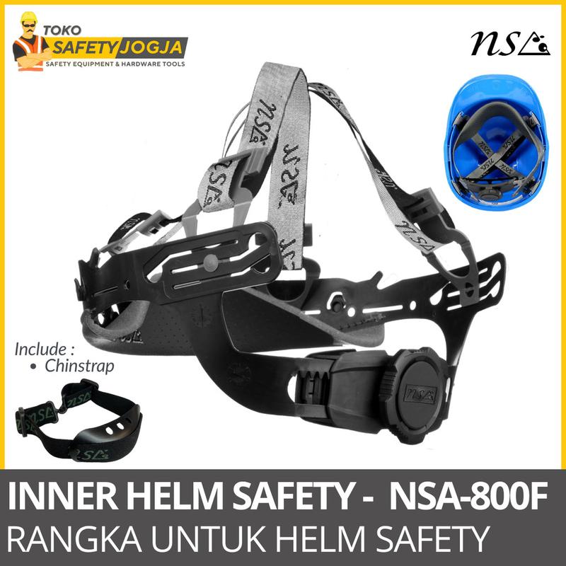 NSA Inner Helm Safety Fastrack NSA-800F Tatakan Helm proyek Safety Tali ...