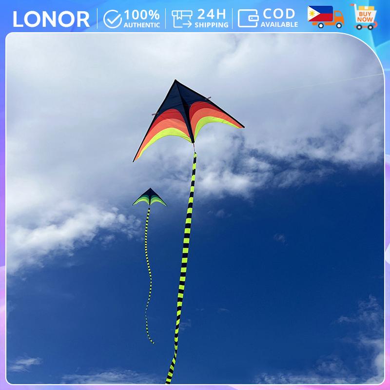 Long Tail Rainbow Kite 50M Kite Line Outdoor Kites Flying Toys - TikTok ...