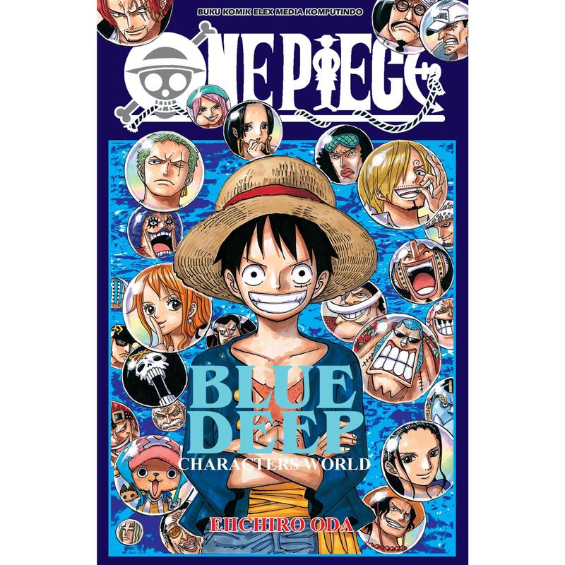 One Piece Blue Deep Characters World - Eiichiro Oda - Shop | Tokopedia