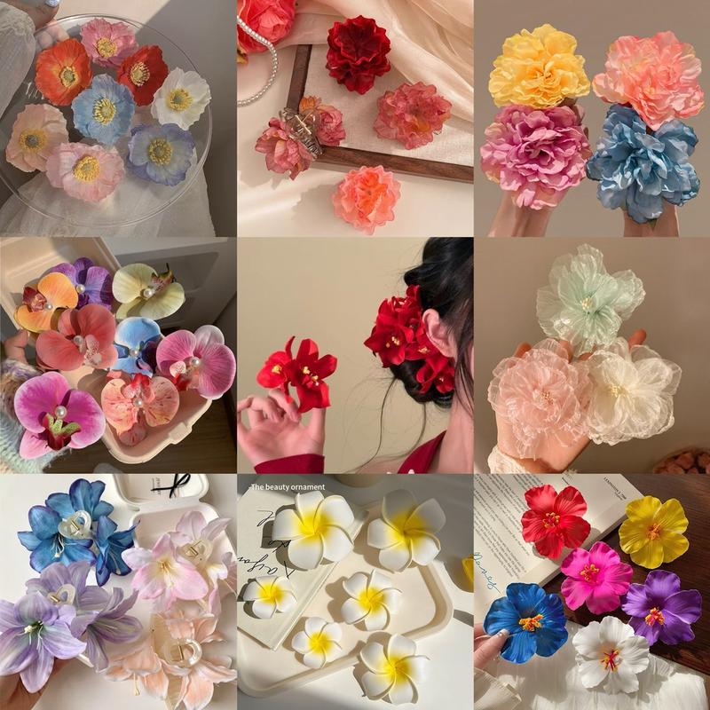 Klip Rambut Bunga, Klip Sisi, Jepit Rambut Di Belakang Telinga ...