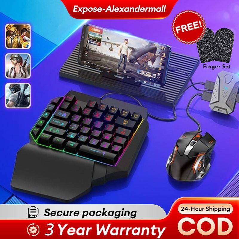 M1 Pro Mobile Controller for pc Gaming Keyboard and Mouse Bluetooth ...