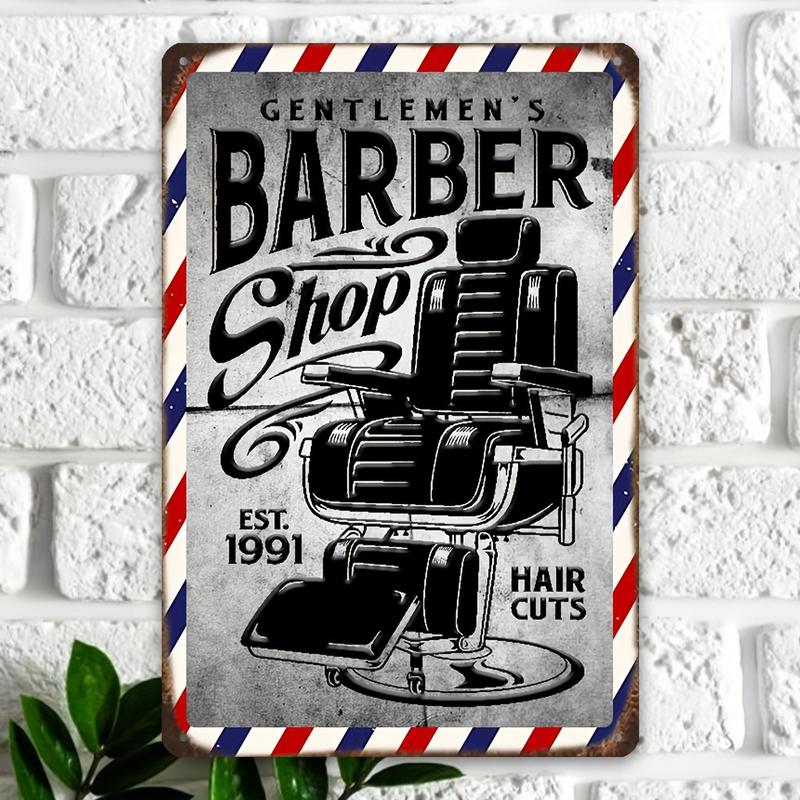 A Wrought Iron Decorative Painting-Elegant Men's Barber Shop - TikTok ...