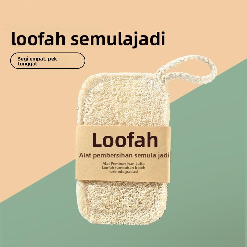 Span Kain Basuh Pinggan Luffa, Alamiah, Pad Scrub Luffa, untuk - TikTok ...