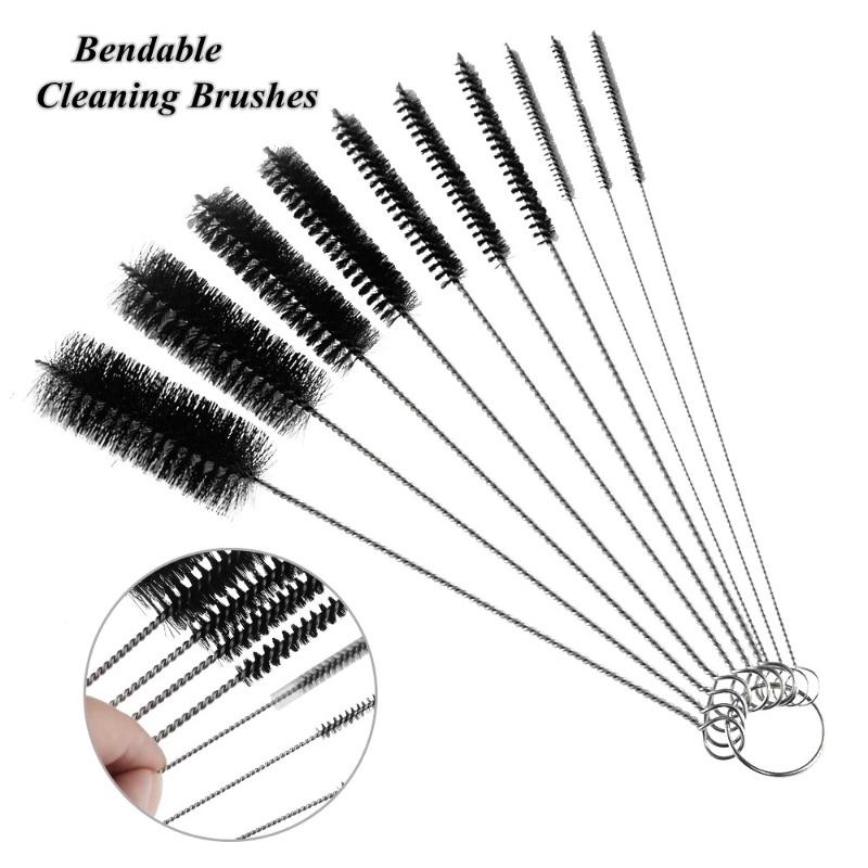10Pcs Multifunction Nylon Tube Bendable Brushes for Drinking - TikTok ...