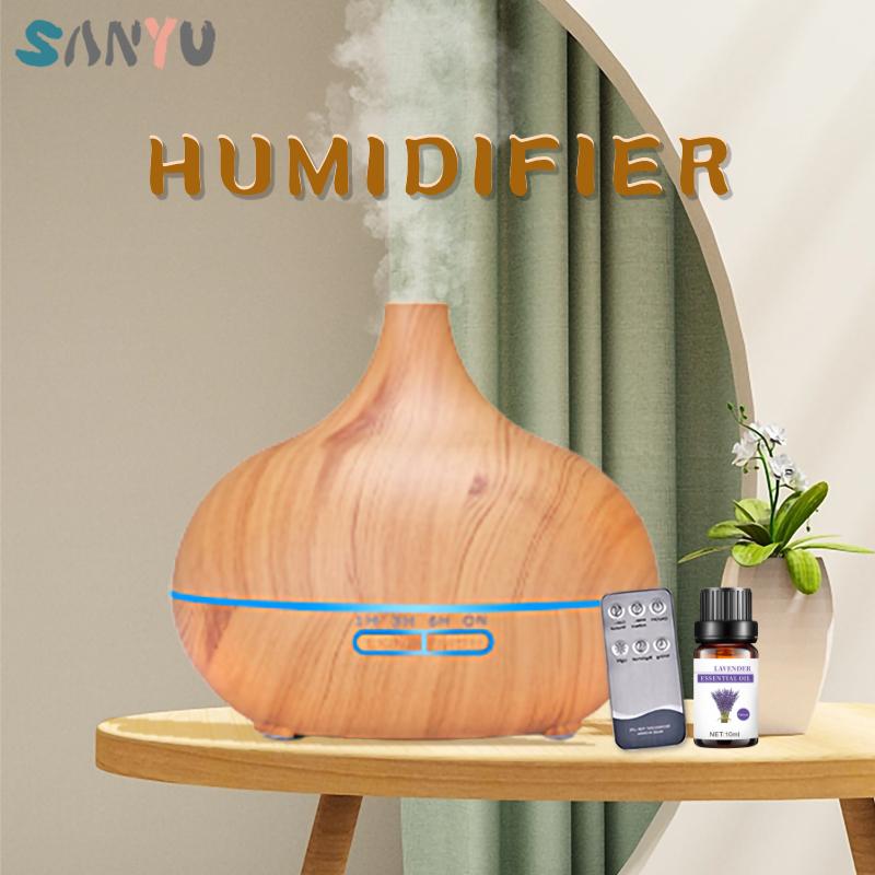 500ml humidifier with essential oil ultrasonic aromatherapy diffuser ...