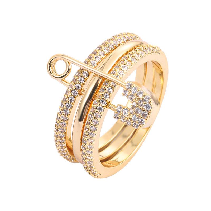 Cincin Boleh Pisah, Tiga Warna, untuk Wanita, Personaliti Mikro ...