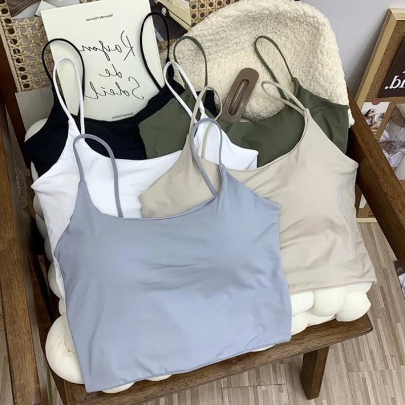 Baju Atasan Bra Musim Panas, Baju Tanaman Wanita Seksi, Baha - TikTok ...