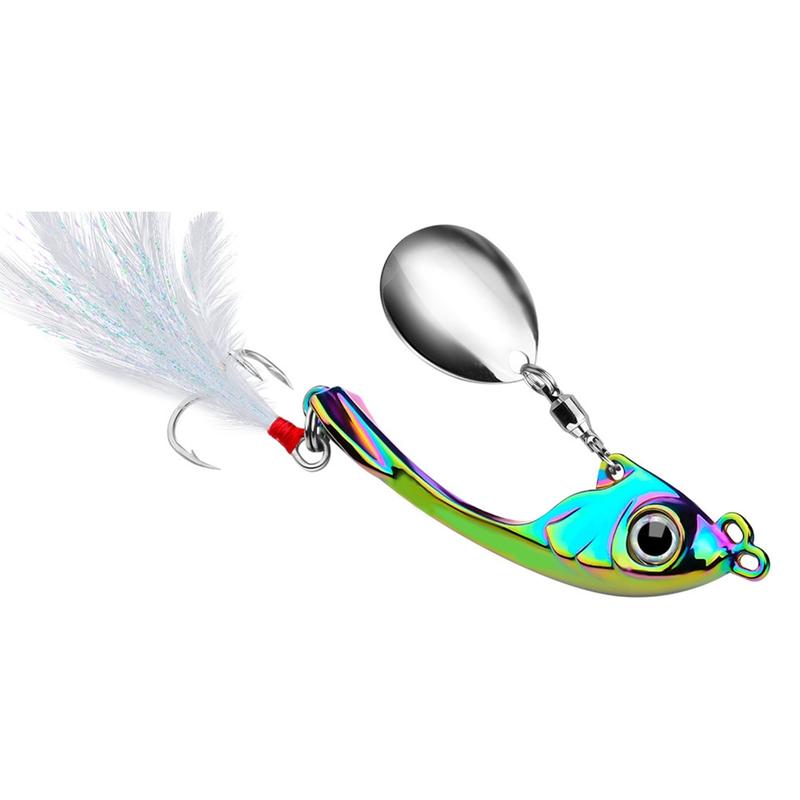 Spinner Baits Fishing Lures Hard Metal VIB-Bait Jigs Spinnerbait ...