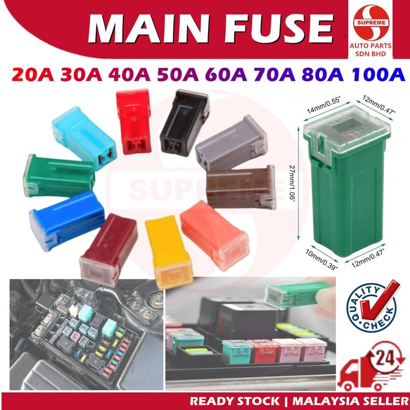 S2U Fius Kaki Kereta Vehicle Main Fuse Car Toyota Honda Proton - TikTok ...