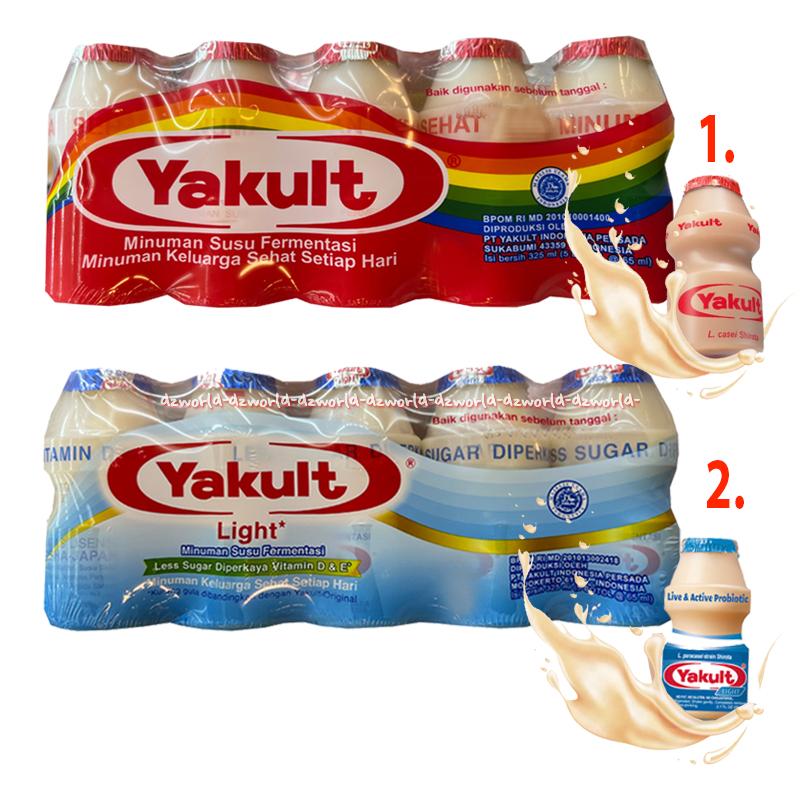 Yakult 5botol Minuman Susu Fermentasi Minuman Keluarga Sehat Setiap ...