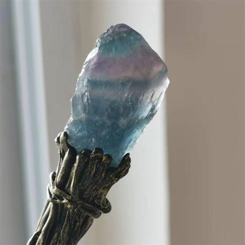Customized Crystal Stone Wand Fairy Magic Wand, Cane Scepter, Crystal ...