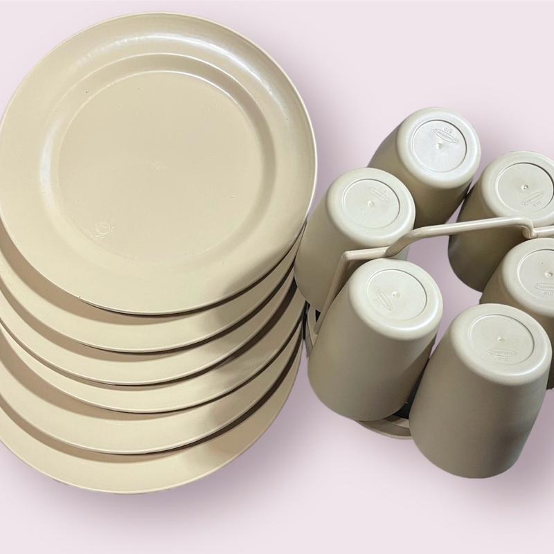 13 in 1 Plato at Baso Set Mocha Color - TikTok Shop Philippines