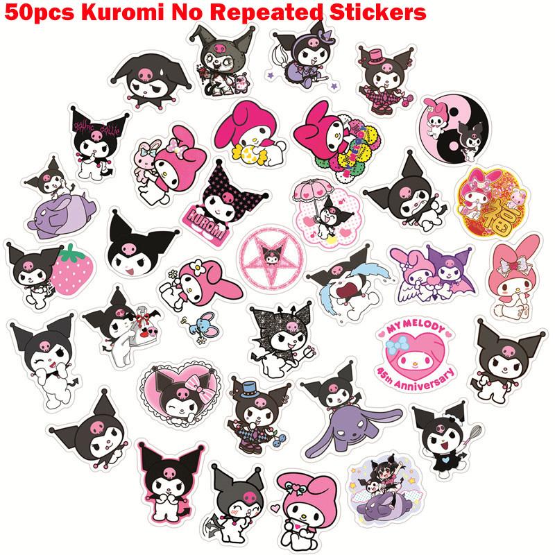 50pcs Stickers Waterproof Kuromi Bike Luggage Skateboard DIY - TikTok ...