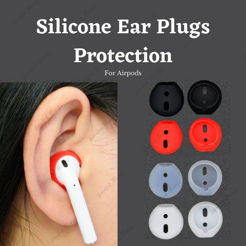 Silicone Protection Earplugs Airpods 1 / 2 Anti Slip Earbuds Eartips ...