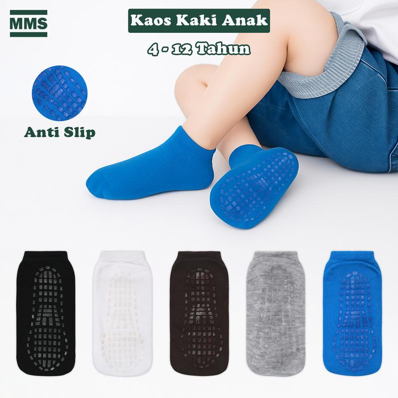 Kaos Kaki Anak SD Playground Anti Slip 4-12 Tahun di Atas Mata Kaki ...