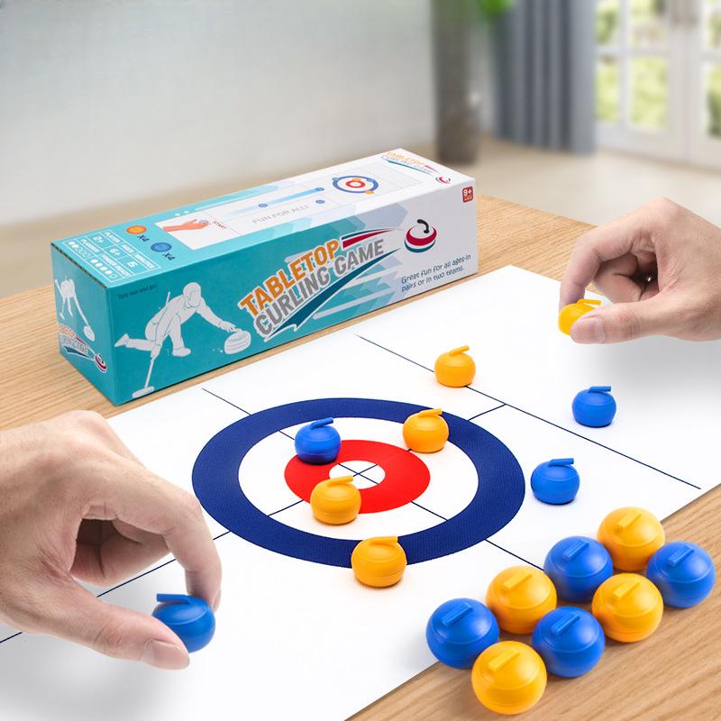 Curling Table Games Indoor Leisure Double Play Parent-Child Interactive ...