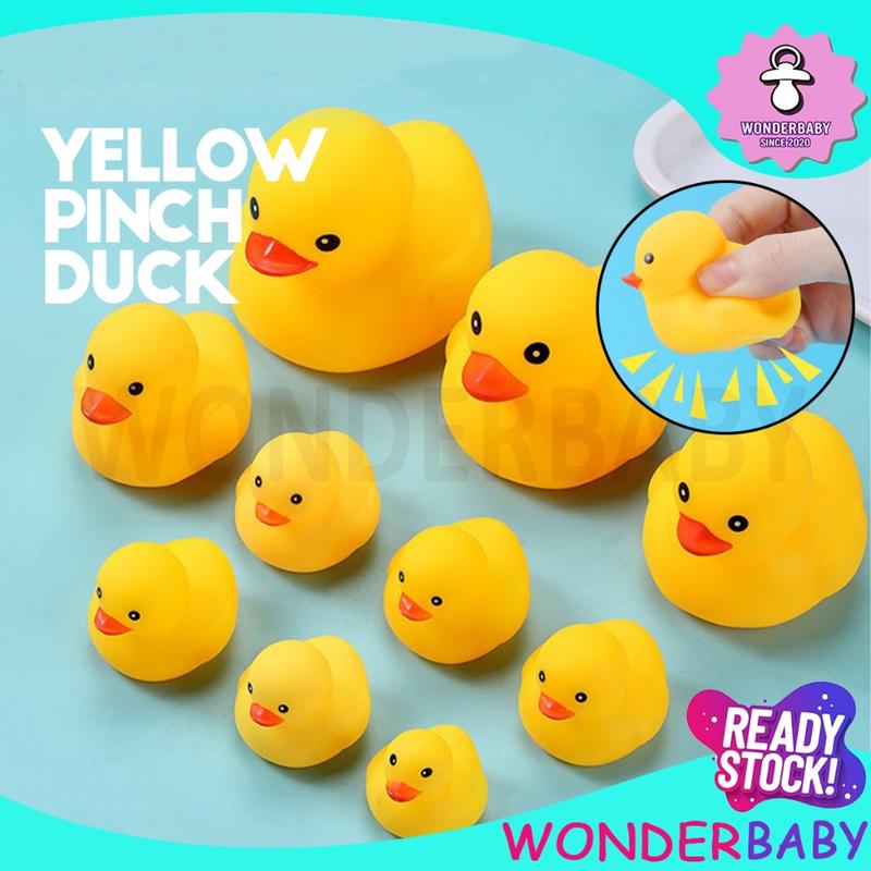 Mainan Mandi Itik Kuning Silikon Itik Mainan Pendidikan Kanak-kanak ...