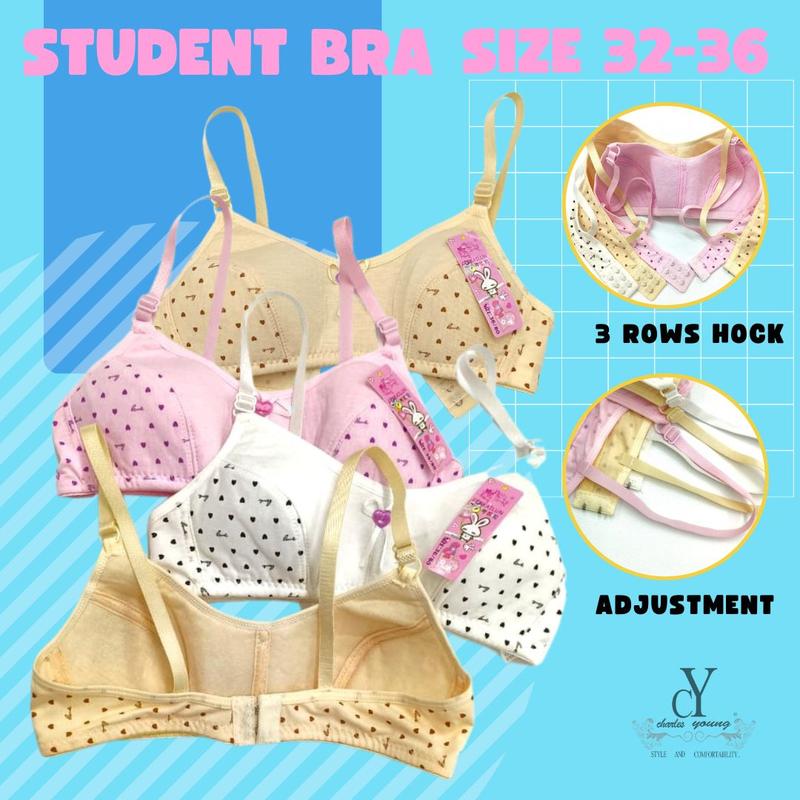 2079 Student Bra / Girls Cotton Bra / Kids Training Bra / Sport ...