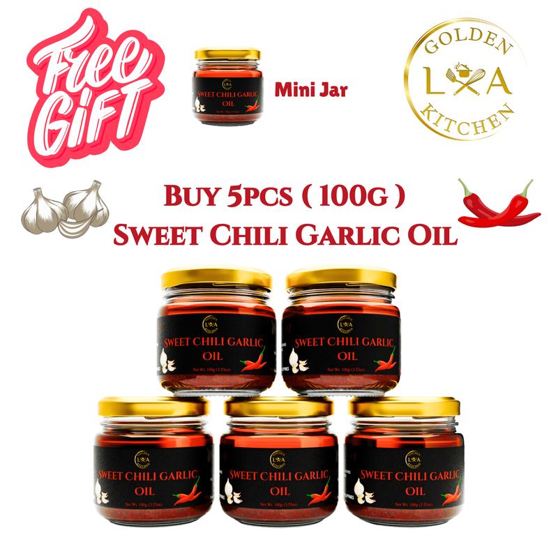 Buy 5pcs (100g) of Sweet Chili Garlic Oil By Golden L.A Kitchen ...