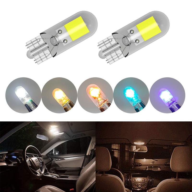 2Pcs W5W LED T10 COB Sapphire Economic Upgraded Pop Car Ligh - TikTok ...