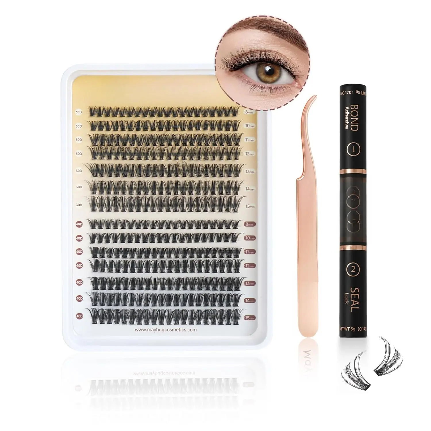 sheglam lash glue with individual lashes-TikTok Shop