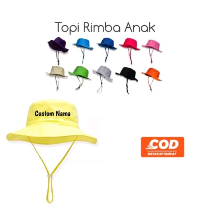 Topi Rimba Anak Polos topi rimba anak laki laki dan perempua - Shop ...