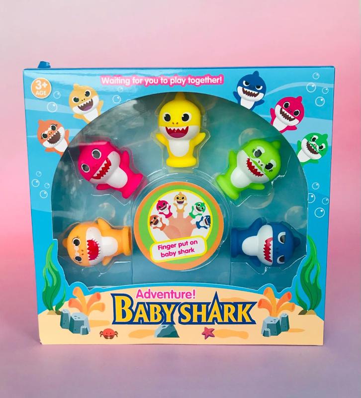 TW 5in1 baby shark family finger puppet toys - TikTok Shop Philippines