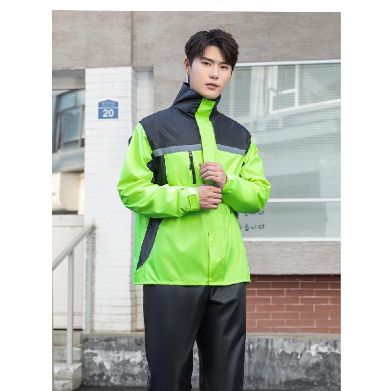 Outdoor hiking suit rainproof split raincoat rain pants two-piece ...