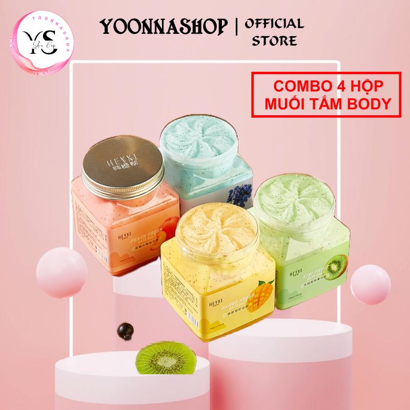 COMBO 4 Hộp Muối Tắm Tẩy Tế Bào Chết cho body HEYXI 350 - TikTok Shop ...