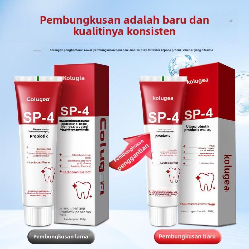 Ubat Gigi Probiotik SP-4, Mencerahkan dan Memutihkan, Menyediakan ...