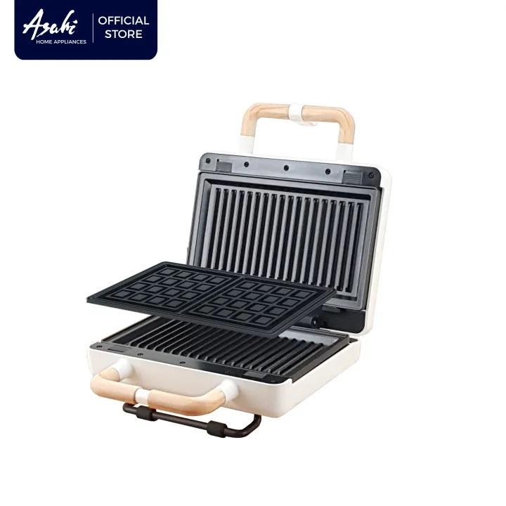 Asahi Waffle Maker WM-043 | Wooden Non-stick Waffle and Panini - TikTok ...