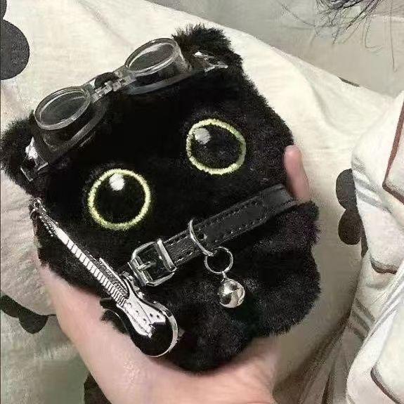 Loket Mainan Mewah Kucing Hitam Kecil, Gaya Punk Comel, Kola - TikTok ...
