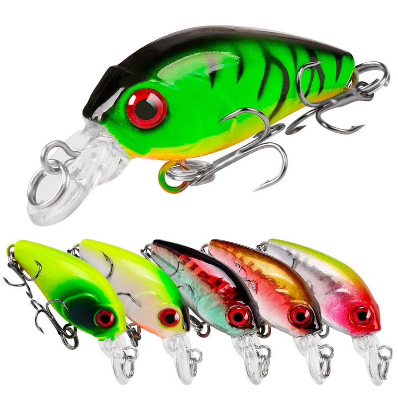 4.5cm floating Lure Bait Little Fat Plastic Hard Bait 3.5g Lure ...