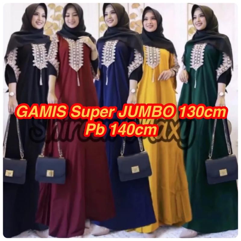 Gamis Super Jumbo ld 130cm Renda Arabian Shirenn - Shop | Tokopedia