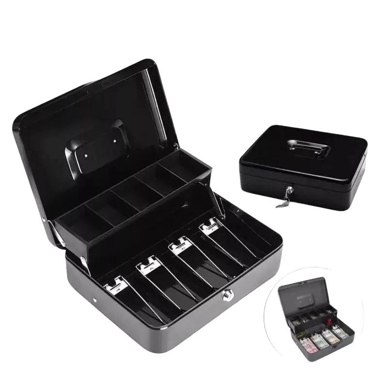 Large Key Lock Stainless Steel Metal Cash Coin Register Insert - TikTok ...