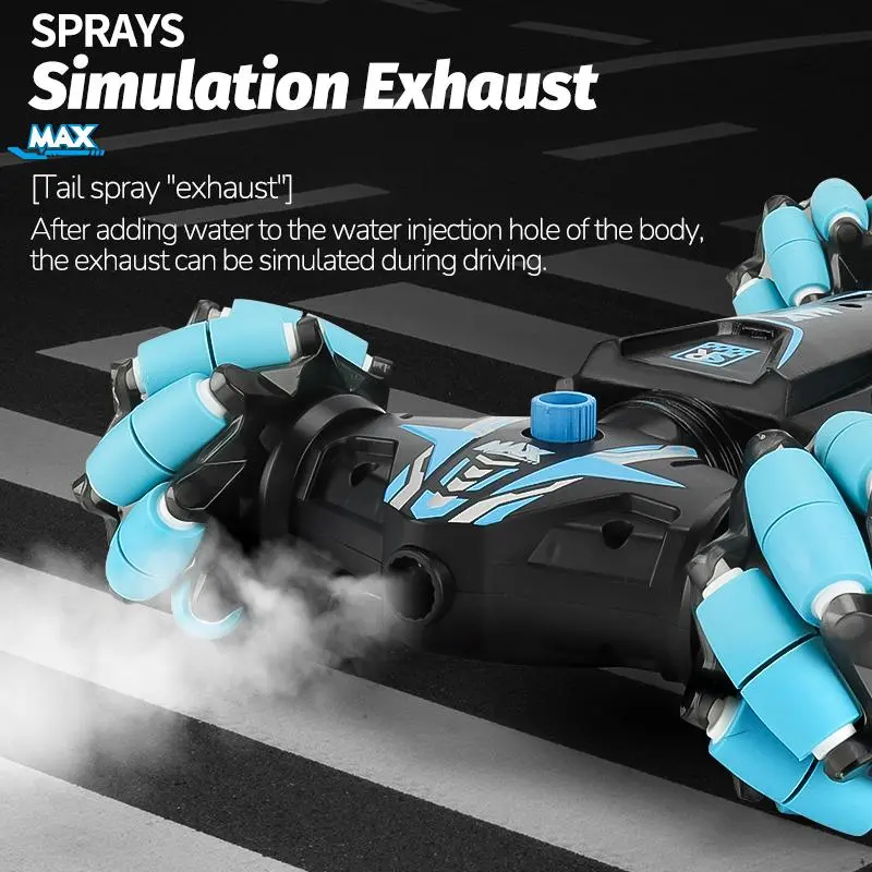 Travel Remote Control Stunt Twist Car, Battery Powered Remote Control ...