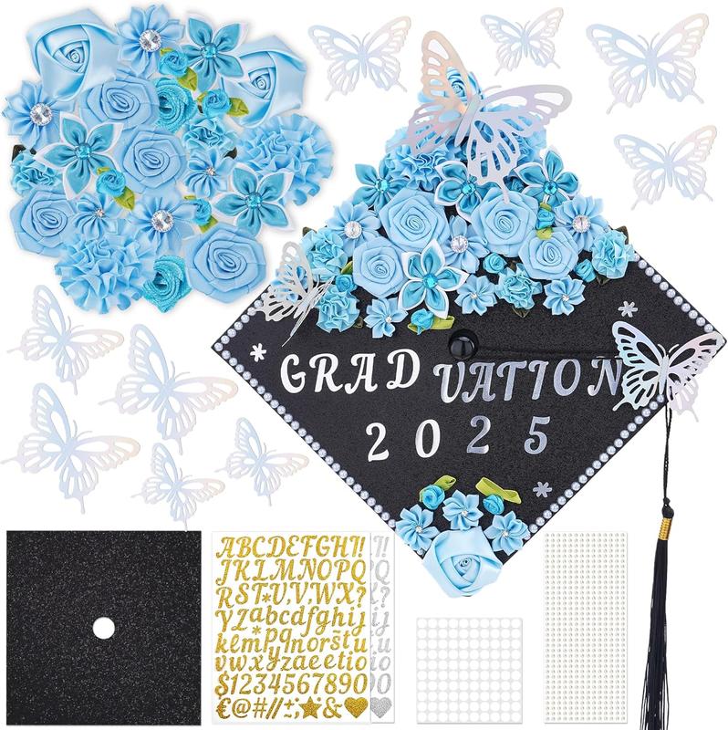 DIY Graduation Cap Decoration - 56 count Cap Decorations for Graduation ...