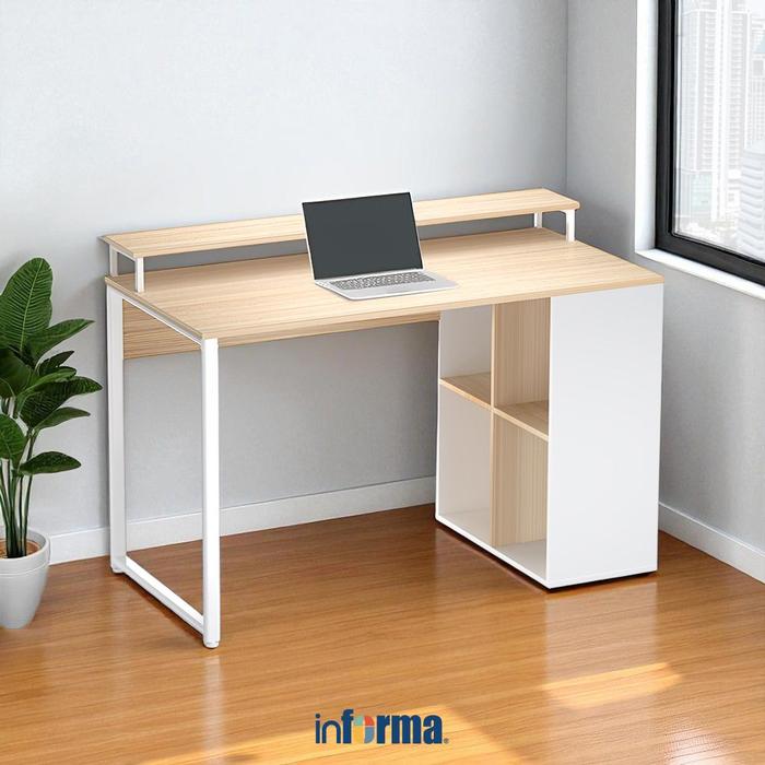 Promo Informa Joan Meja Kantor - Putih Oak Cicil 0% 3x - Kab. Bekasi ...