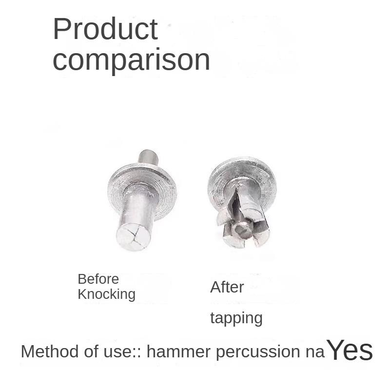 Rivet Flat round Head Drive Rivets Type Punching Aluminum Rivet ...