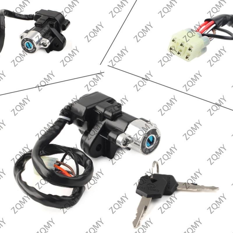 Motorbike Ignition Switch Fuel Gas Cap Cover Seat Lock Key Set - TikTok ...